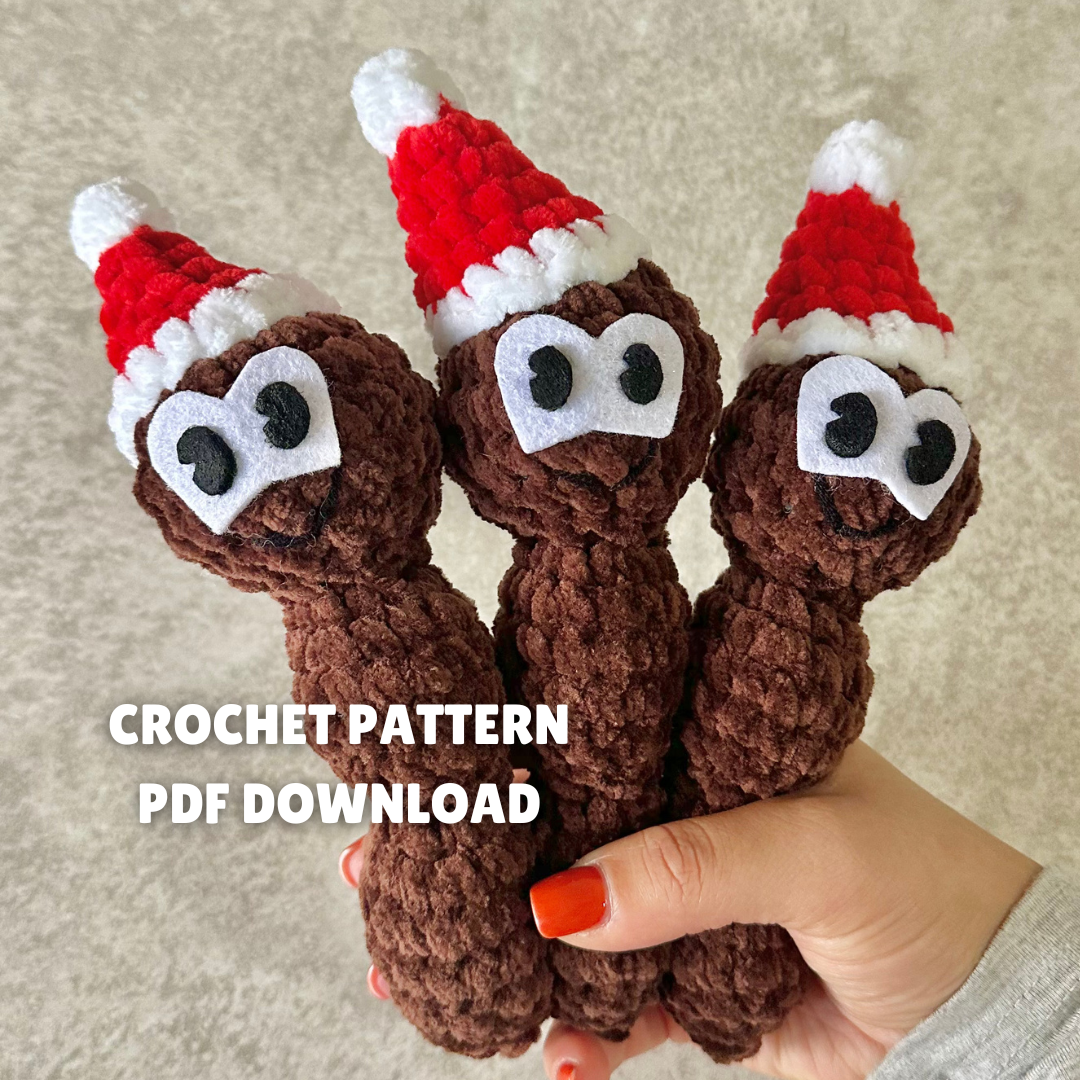 Mr Hankey, the Christmas Poo CROCHET PATTERN PDF – Stitches and Co